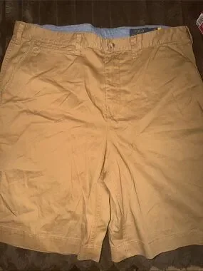 Ralph Lauren | Pants | Ralph Lauren Mens Tan Cotton Chino Shorts With ...